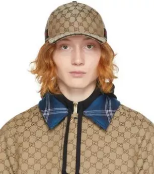 Gucci - Beige & Brown Canvas Original GG Baseball Cap