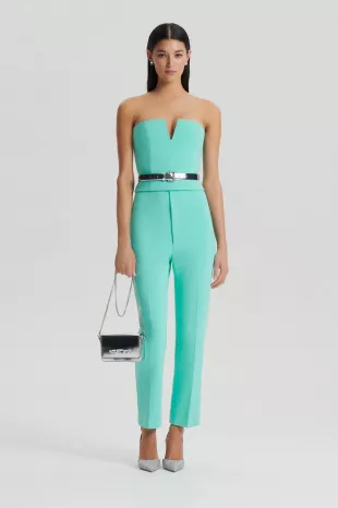 scanlan Théodore - Tailored Bustier in Turquoise