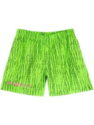 Purple Brand - - Logo-Print Digital-Code Shorts
