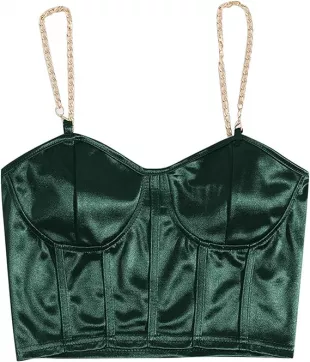 Amazon - Sexy Sleeveless Chain Spaghetti Cami Crop Camisole