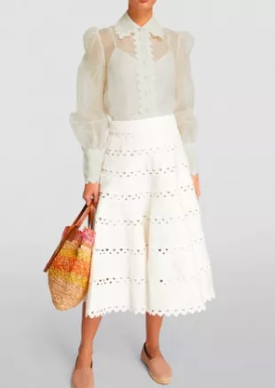 Zimmermann - Linen-Silk Ric Rac Shirt