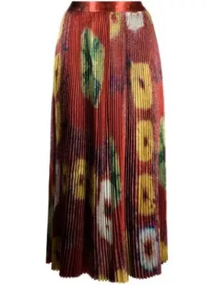 Ulla Johnson - Rami High-waisted Pleated Skirt