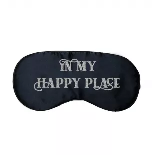 Unbranded - In My Happy Place Satin Sleeping Eye Mask