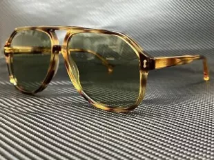 Gucci - Havana Aviator 60 mm Men's Sunglasses