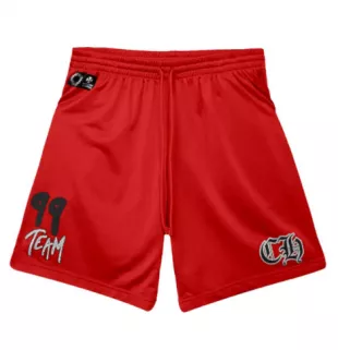 Chrome Hearts - x Matty Boy Red Mesh Shorts