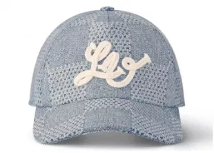 Louis Vuitton - Damier Denim 3D Cap Blue Denim