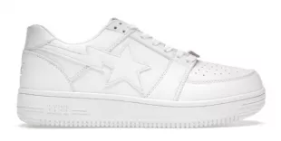 BAPE - Bapesta Low White