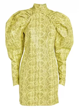 ROTATE Birger Christensen - Kim Faux Leather Mini Dress