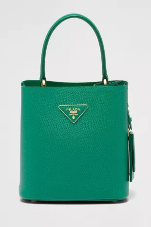 Prada - Small Saffiano Leather Prada Panier Bag