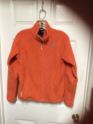 The North Face - The North Face Women's Fluffy Coral Pink Full Zip ...