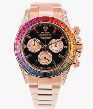 Rolex - Rainbow Sapphire Daytona Chronograph Automatic Chronometer ...