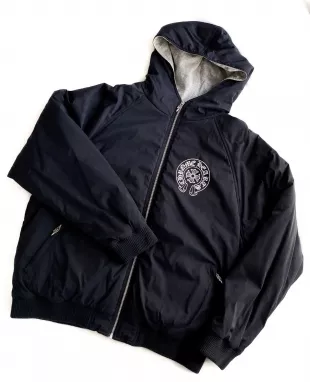 Chrome Hearts - Black Cross Monogram Nylon Windbreaker Jacket