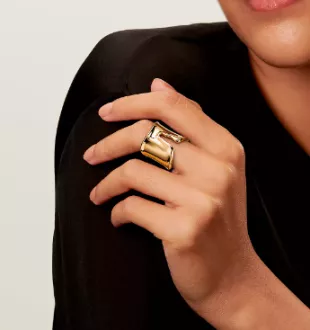 Tiffany & Co. - Elsa Peretti Split Ring In Yellow Gold