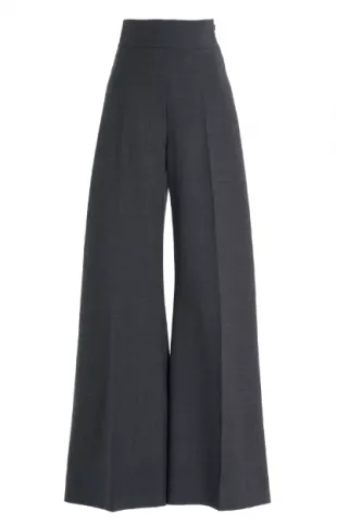 Carolina Herrera - High-Waist Stretch-Wool Wide-Leg Pants