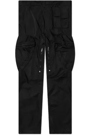 Givenchy - Black Nylon Inner-Zip Cargo Pants