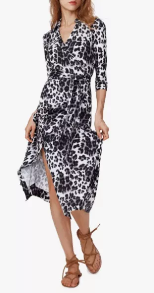 Diane von Furstenberg - Abigail Print Silk Wrap Dress