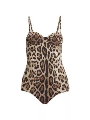Dolce & Gabbana - Leopard One-Piece Swimsuit