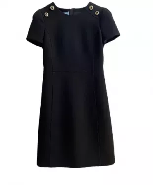 Prada - Black Wool Dress
