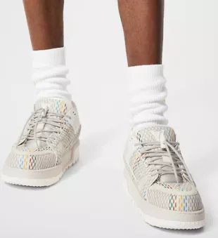 Louis Vuitton - Beige & Multicolor 'LV Trainer Maxi' Sneakers