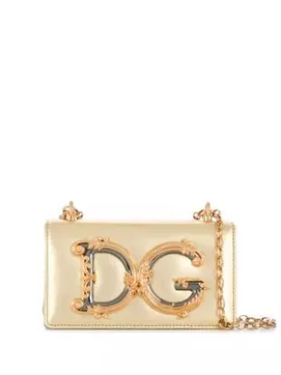 Dolce & Gabbana - DG Girls Leather Phone Bag