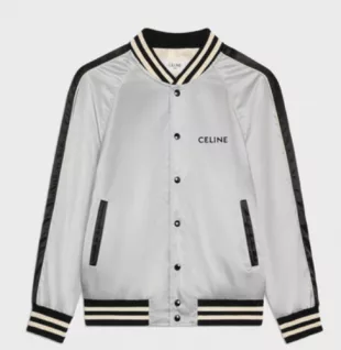 Celine - Loose Teddy Jacket In Satin-Finish Nylon