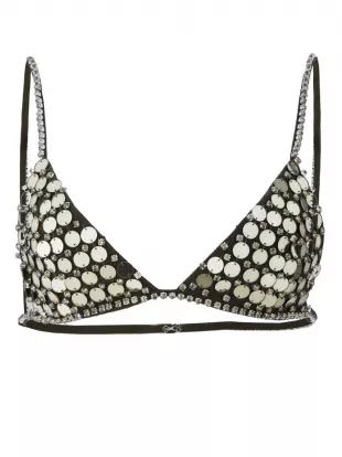 retrofête - Embellished Silas Bra Top