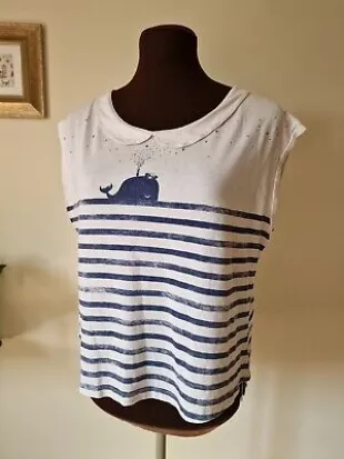 Oii - Striped Whale Top