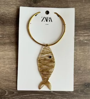 Zara - Fish Choker Necklace