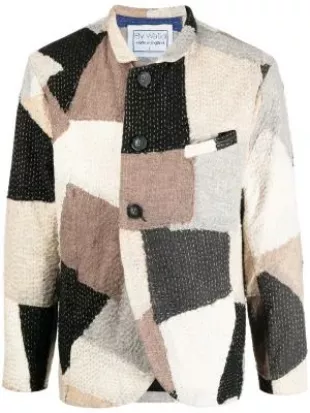By walid - By Walid - patchwork wool jacket - men - Wool - L - Multicolour