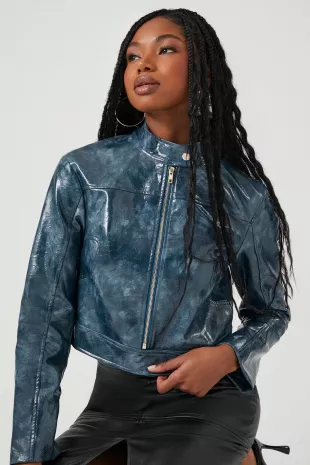 Forever 21 - Faux Leather Moto Jacket