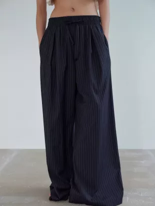 Source Unknown - Oversized Striped Pants