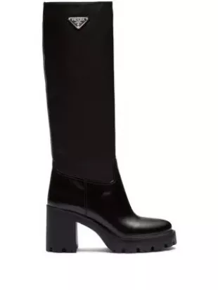 Prada - Re-Nylon Knee-High Boots