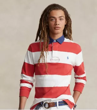 Polo Ralph Lauren - Classic Fit Striped Jersey Rugby Shirt