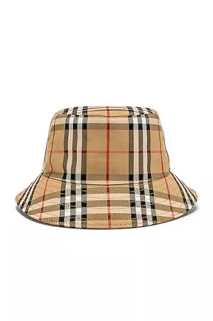Burberry - Heavy Cotton Check Bucket Hat