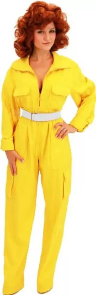 TV Store - Teenage Mutant Ninja Turtles April O' Neil Yellow Ladies ...