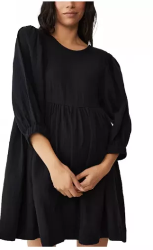 Cotton:On - Maternity Smock Dress in Black