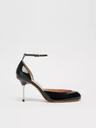 sportmax - Patent-Leather Mary Jane Court Shoes