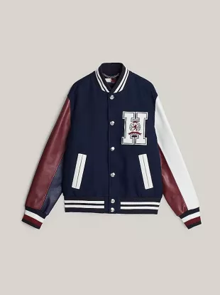 Tommy Hilfiger - Crest Back Logo Varsity Jacket
