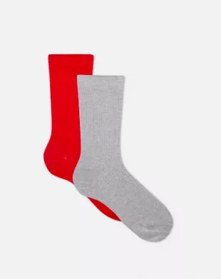primark - 2Pk Rita Ora Crew Socks In Red