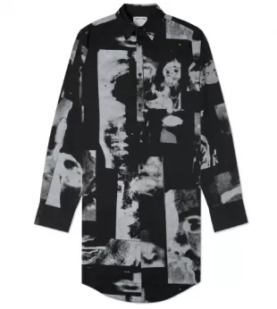 kidsuper - Collage Faces Button Up Long Shirt