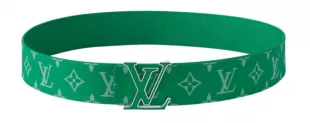 Louis Vuitton - Green Monogram LV Initiales Belt