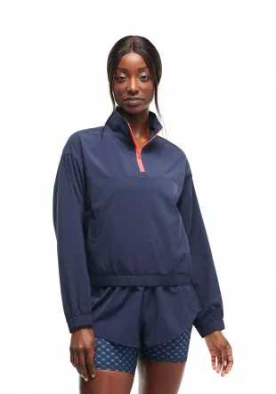Peloton - 1/4 Zip Run Jacket in Deep Navy
