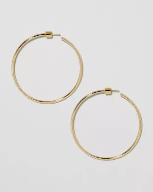 Jennifer Fisher - Gold Thread Hoops Earrings