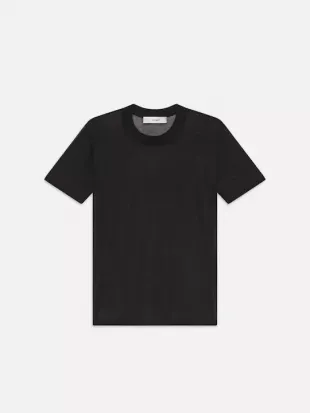 Frame - Luxe Baby Tee in Black