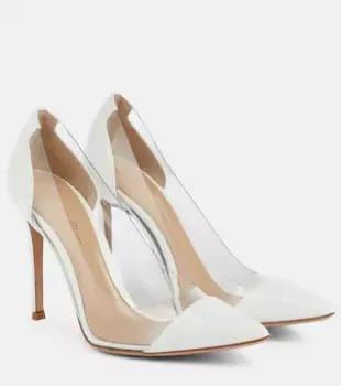 Gianvito Rossi - Plexi White PVC Pumps