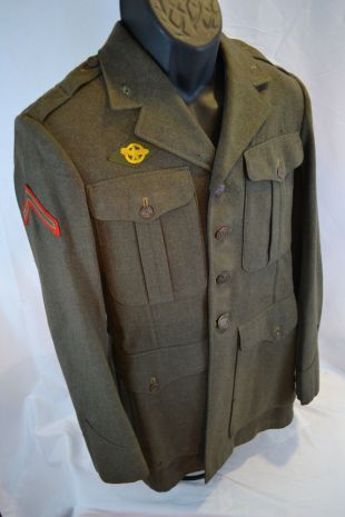 ORIGINAL WWII USMC NAMED DRESS UNIFORM TUNIC COAT 1944 | eBay