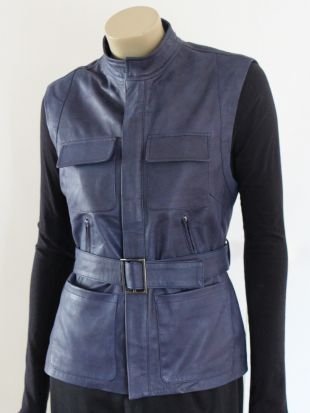 Magnoli Clothiers - SHIELD Leather Vest by Magnoli Clothiers