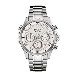 bulova - Bulova Men's Quartz Watch with Stainless-Steel Strap, Silver ...