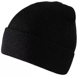 Tyonmujo - Adult Knit Beanie for Men Women Warm Snug Hat Cap Black