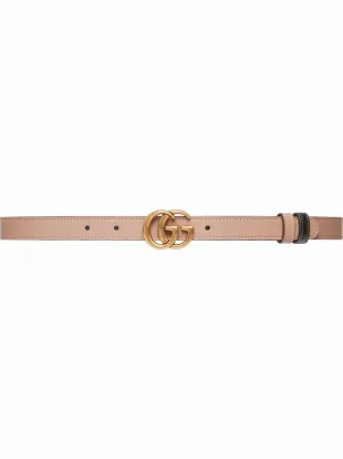 Gucci - Reversible Logo-Plaque Belt